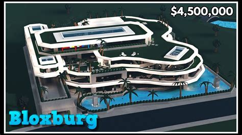 Mega Modern Mansion Bonaventure Residence Tour Floorplans Welcome To Bloxburg Roblox Theme Route