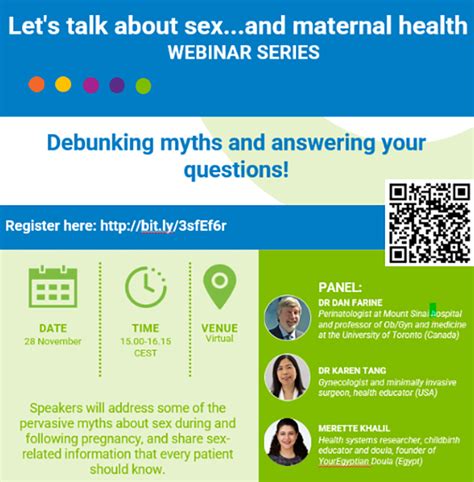 Webinar Lets Talk About Sex And Maternal Health