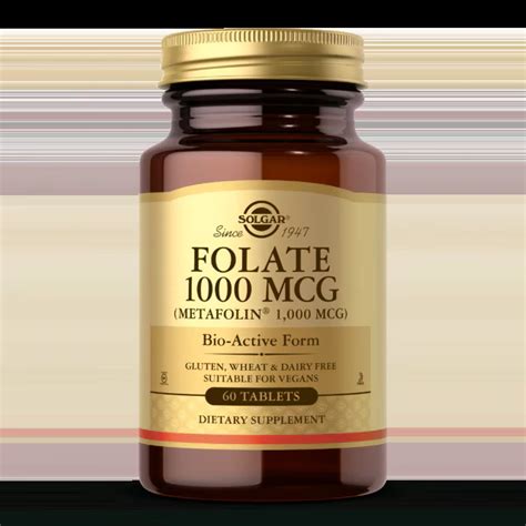 Folate Metafolin 1000mcg Tabs 60s