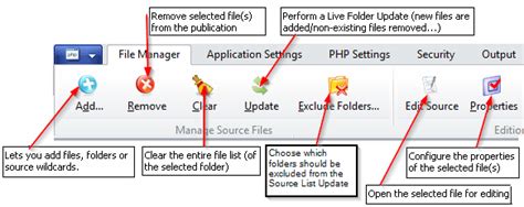 File Manager Exeoutput For Php Documentation