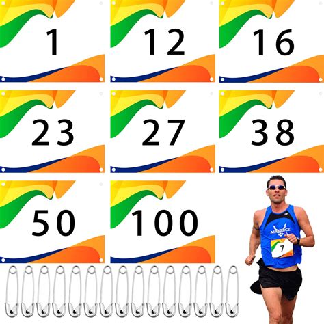 Buy Sloyunlu Running Bib Numbers 50 100 With Safety Pins For Marathon