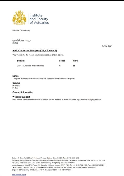 Mahima Chaudhary On Linkedin Ifoa Cm1 Actuary