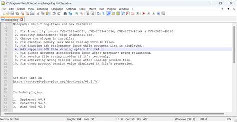 Notepad 8 5 7 Fixes 4 Security Issues GHacks Tech News