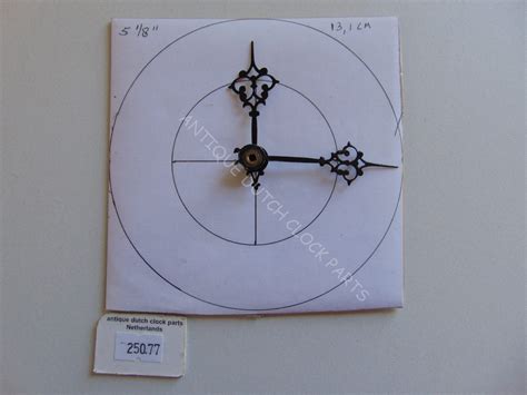 Antique Clock Hands Taken From A Regulator Clock With Dp Clockwork Adcp