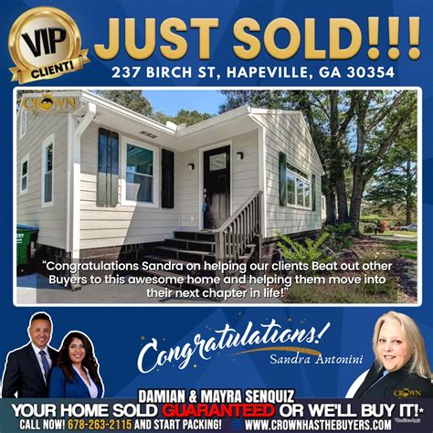 Congratulations 🎉🎉 Sandra Antonini 🔥🔥🔥 Just Sold Way To Go Helping