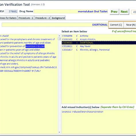 Drug Indication Verification Tool Download Scientific Diagram