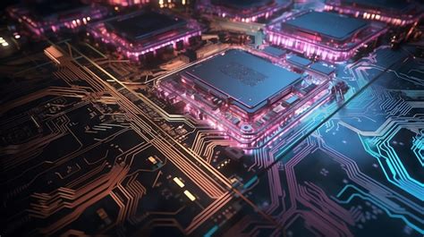 Premium Ai Image A Computer Processor With Millions Of Connections And Signals Technology Cpu