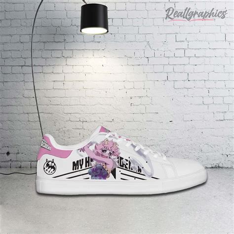 Mina Ashido Sneakers Custom My Hero Academia Anime Shoes Reallgraphics