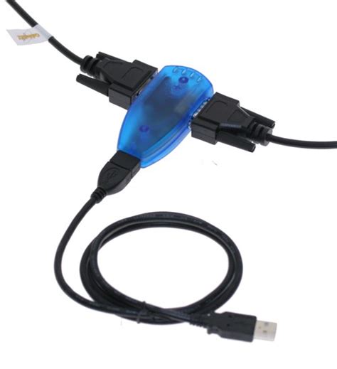 Dual Port RS 232 USB To Serial Plugin Adapter CoolGear