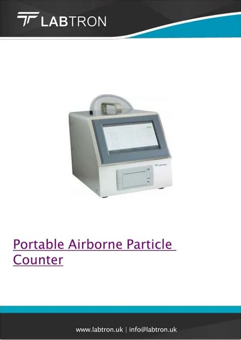 PPT Portable Airborne Particle Counter Flow Rate 50 L Min PowerPoint Presentation ID 13131869