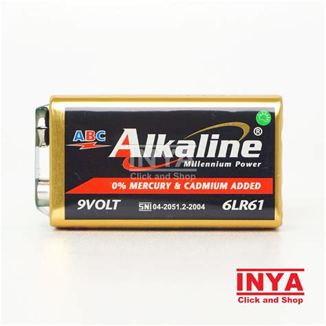 Jual Baterai Alkaline Kotak Volt Lr Battery Shopee Indonesia