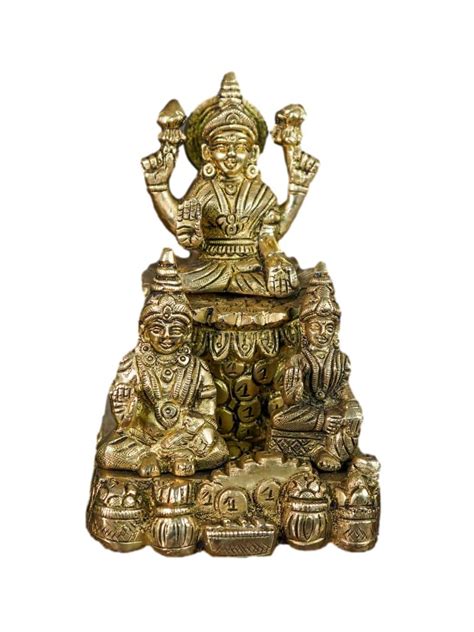 Brass Kubera Lakshmi Idol