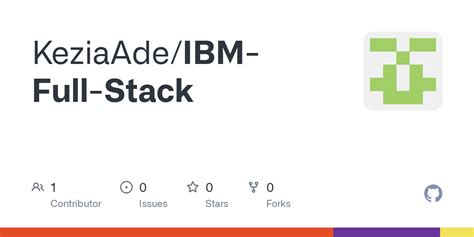 Github Keziaadeibm Full Stack