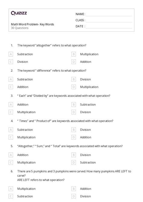50 Mixed Multiplication And Division Worksheets For 3rd Class On Quizizz Free And Printable