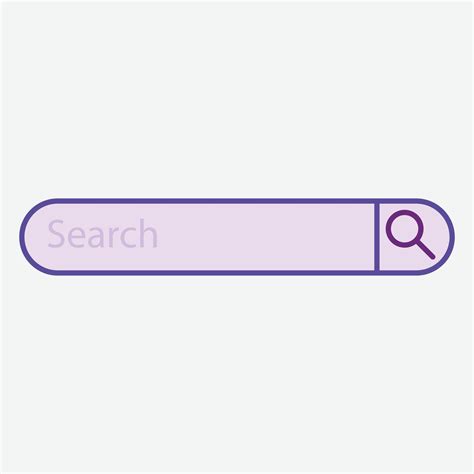 A Simple Search Bar Design With A Magnifying Glass Icon 51801114 Vector Art At Vecteezy