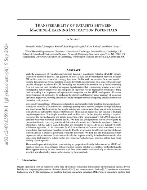 Pdf Transferability Of Datasets Between Machine Learning Interaction