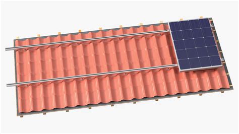 3d Model Metal Roofing With Solar Panel 3d Molier International