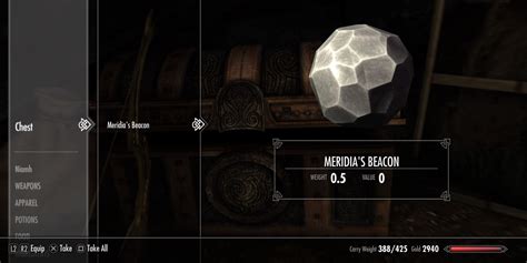 Skyrim How To Find Meridias Beacon