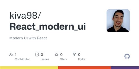 GitHub Kiva React Modern Ui Modern UI With React