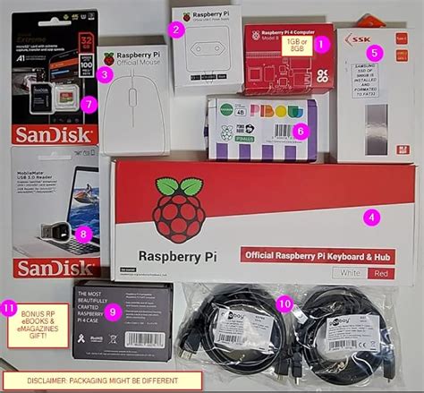 Amazon Com Raspberry Pi 4 Model B 8gb Electronics