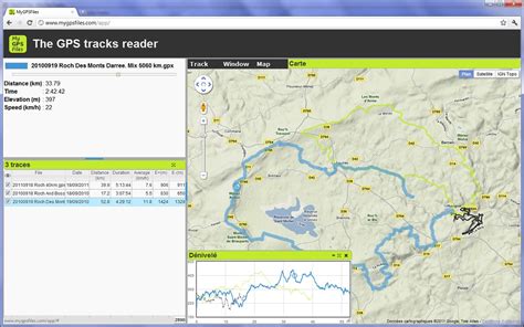 Mygpsfiles The Gps Tracks Reader