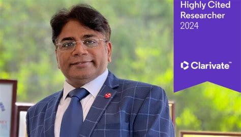 Prof Rajeev Varshney Of Murdoch University Named To Clarivates Highly Cited Researchers List