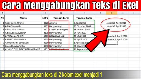 Cara Menggabungkan Teks Di Excel Youtube Hot Sex Picture