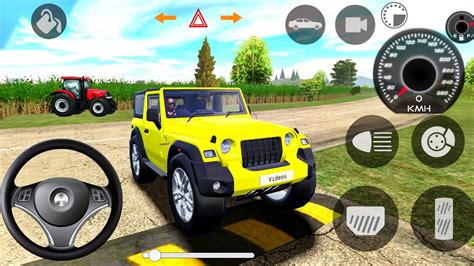 Indian Cars Simulator 3d Mahindra Thar 4x4 Suv Funny Driving Video