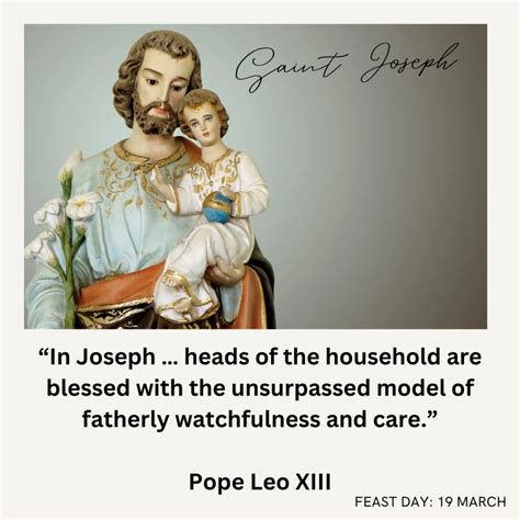 Thursday March 19 2026 St Josephs Day Concordia Sisters Of St