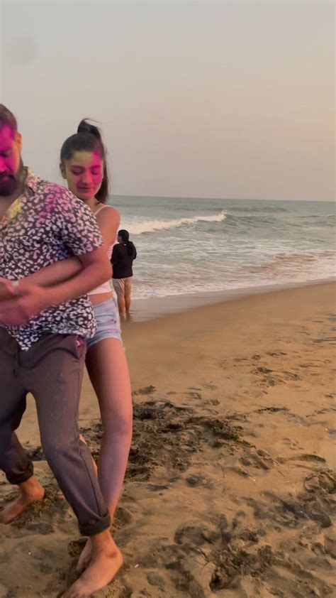 happy holi to everyone ️🥰 surajxjiah holi2023 holispecial dancers beach bachata suraj