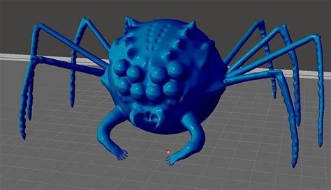 Double Sided Spider 3d Model 3d Printable Cgtrader