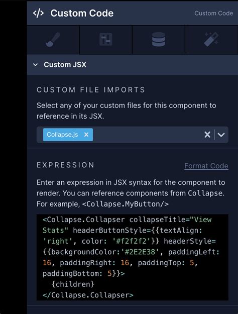 Collapser Accordion For Complex Structures Code Tutorial The Draftbit Community