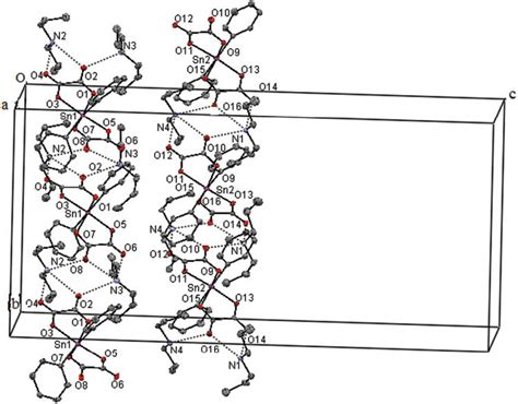 The Lattice Structure Of 1 Showing Two Different Chains With The Download Scientific Diagram