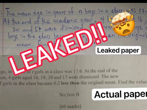 2024 Wassce Core Mathematics Questions Leaked