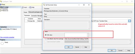 Ssis Configuring Parameter Value From Powershell Stack Overflow