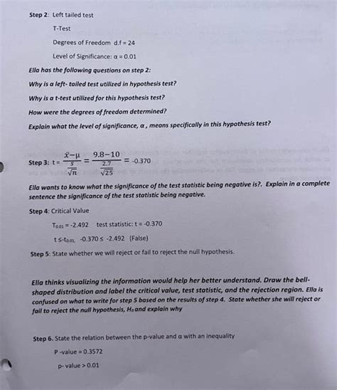Solved Problem Hypothesis Testing Example Problem P Chegg