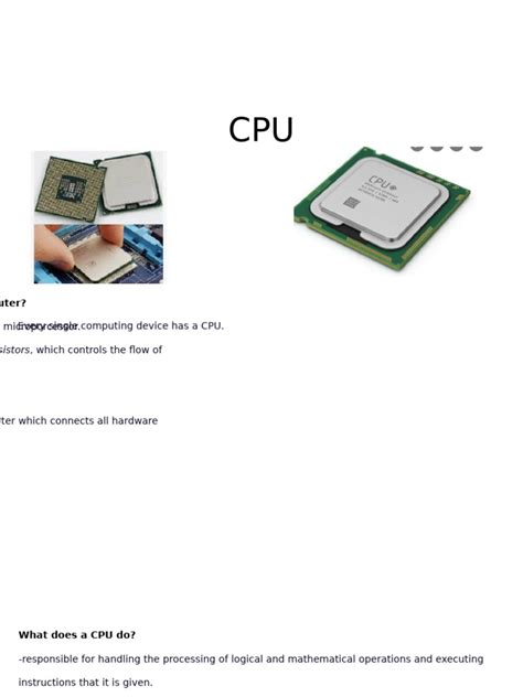 Cpu Pdf Central Processing Unit Integrated Circuit