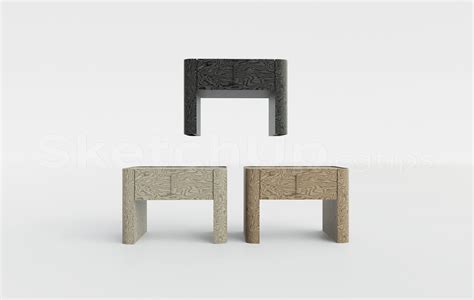 16874 Free Sketchup Bed Side Table Model Download