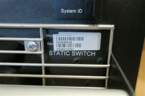 Apc Symmetra Px Ups Static Bypass Switch Module Sysw40kh Static Switch