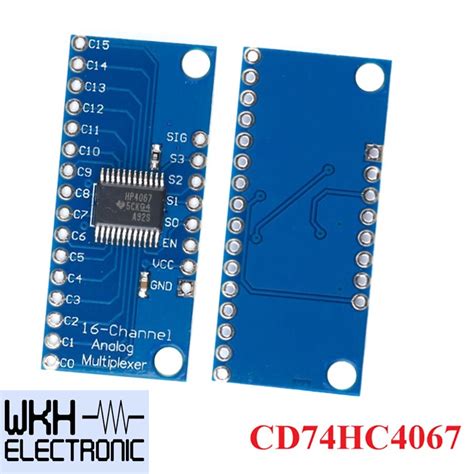 Jual CD74HC4067 74HC4067 16 Channel Analog Digital Multiplexer Module