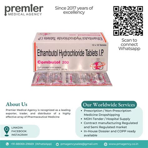 Ethambutol Hydrochloride Tablet Ethambutol Hcl Tablet Latest Price