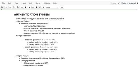 Python Powered Portal Authentication System V1