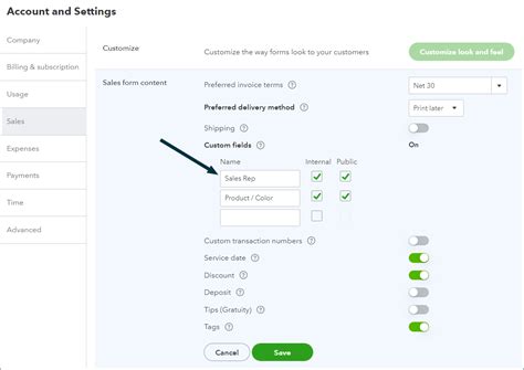 Configure Custom Fields Optional Accord Sync