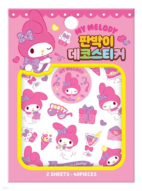 산리오캐릭터즈 마이멜로디 판박이 데코스티커 Yes24