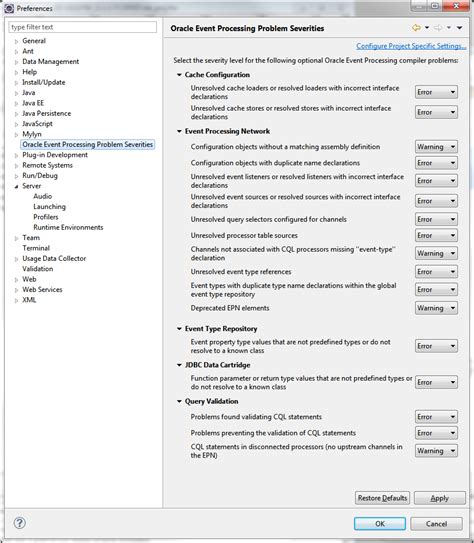Oracle Event Processing Ide For Eclipse Projects