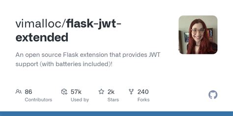 Github Vimallocflask Jwt Extended An Open Source Flask Extension