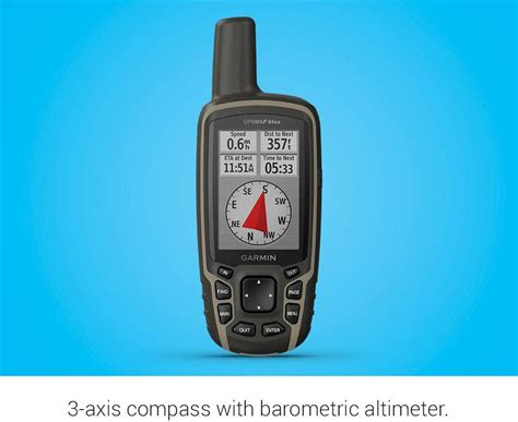Gpsmap 64sx Handheld Gps With Altimeter And Compass Preloaded With