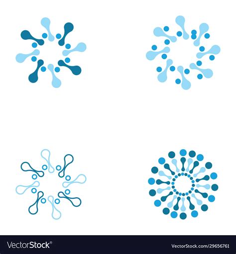 Molecule Design Royalty Free Vector Image Vectorstock