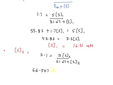 solved question 52 use the michaelis menten equation to calculate the
