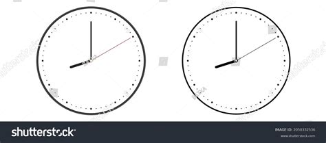 Clock Icon Set Time Clock Icons Stock Vector Royalty Free 2050332536 Shutterstock